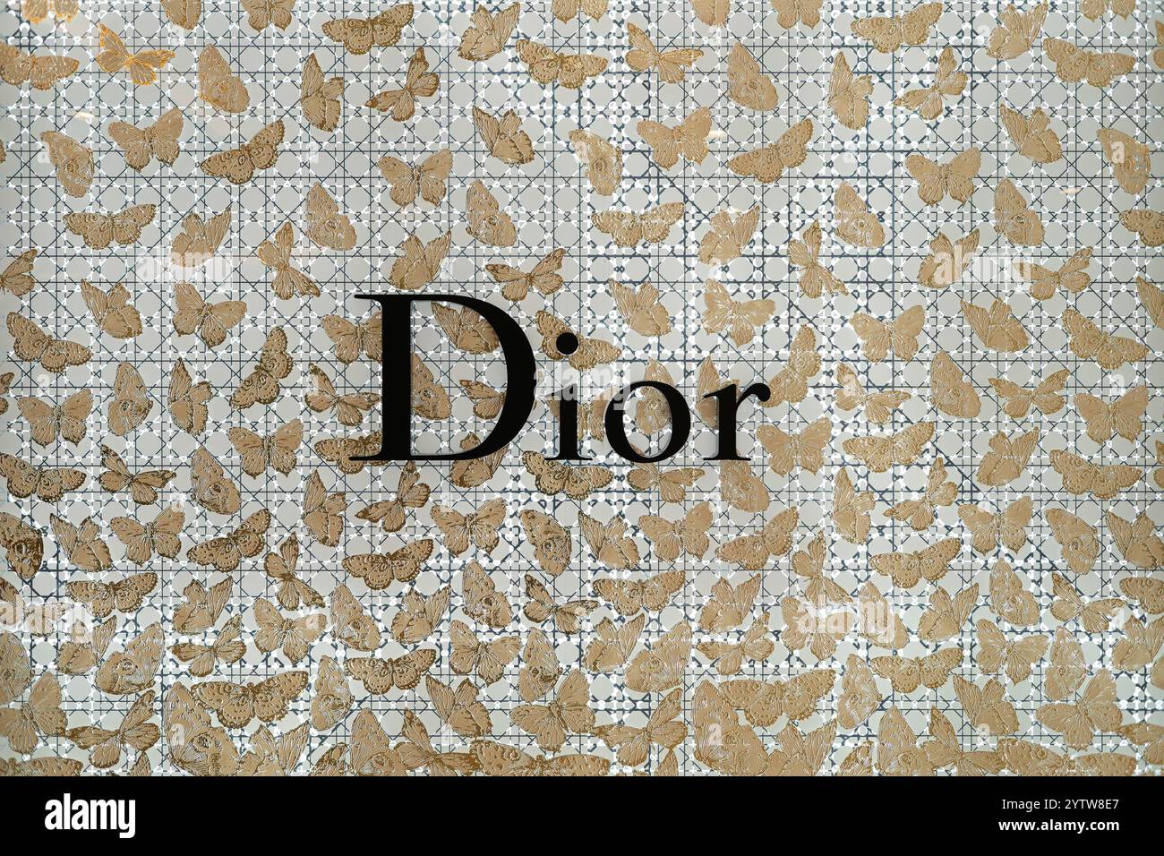 KUALA LUMPUR, MALAYSIA - NOVEMBER 08, 2023: Dior sign as seen at Suria ...