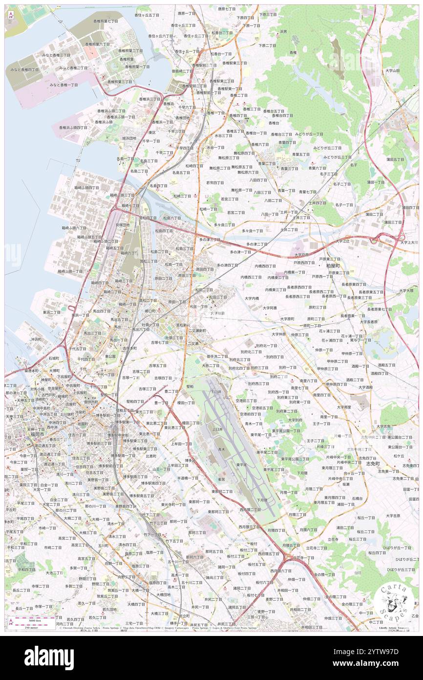 Yusu-eki, Kasuya-gun, JP, Japan, Fukuoka, N 33 36' 47'', N 130 26' 38'', map, Cartascapes Map ...