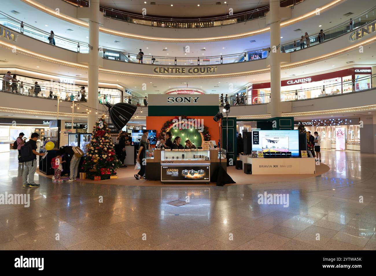 KUALA LUMPUR, MALAYSIA - NOVEMBER 09, 2023: Sony Expo at Centre Court ...