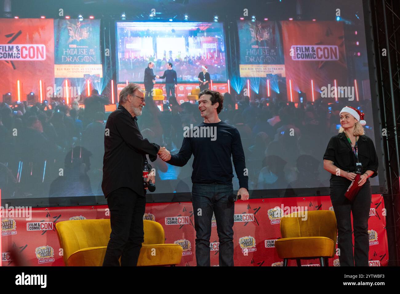 DORTMUND, Germany. 7th Dec, 2024. Star Trek Panel (actors Jonathan ...