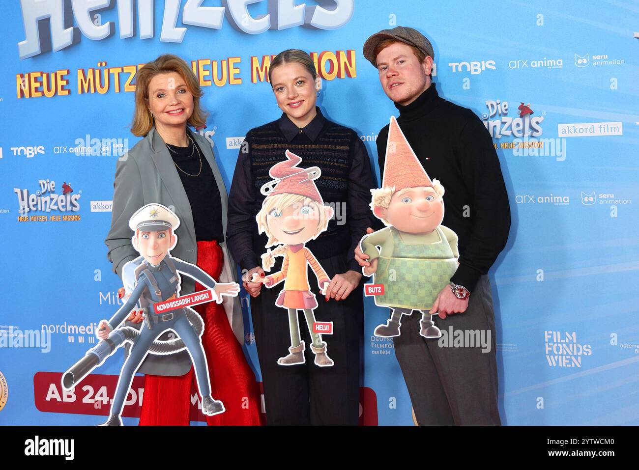 Annette Frier, Jella Haase und Leon Seidel bei der „Die Heinzels - Neue ...