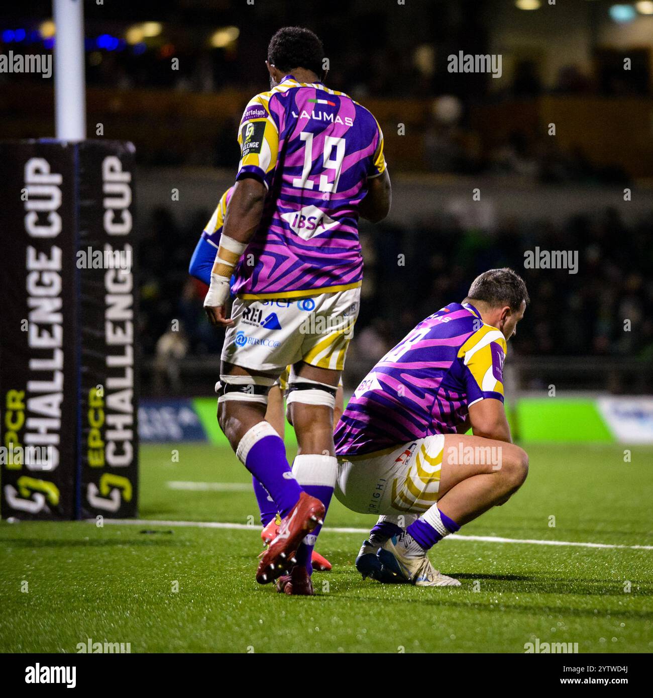 Galway, Ireland. 7th December, 2024. Zebre Parma's Matteo Nocera ...