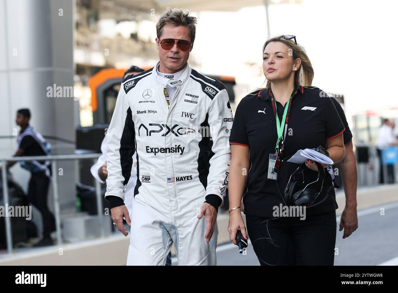 PITT Brad (USA), actor playing Sonny Hayes, driver of the fictional APX ...