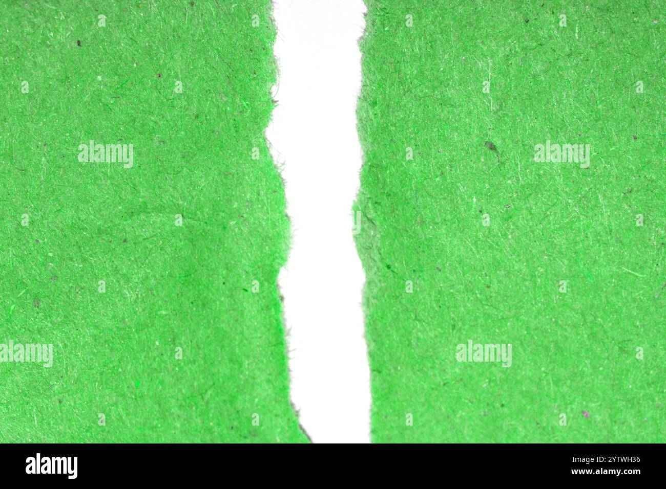 Ripped and Torn Jagged Paper Card Background in Green Stock Photo - Alamy