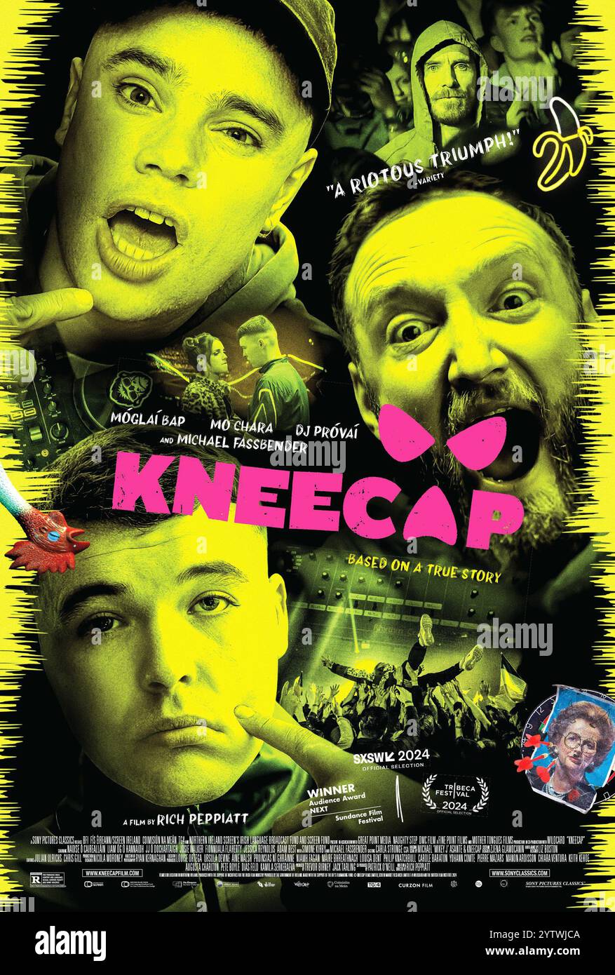Kneecap movie poster Stock Photo - Alamy