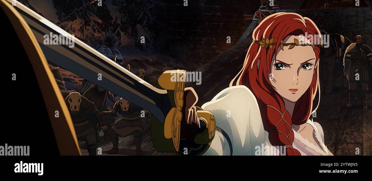 The Lord of the Rings The War of the Rohirrim Hera Stock Photo - Alamy