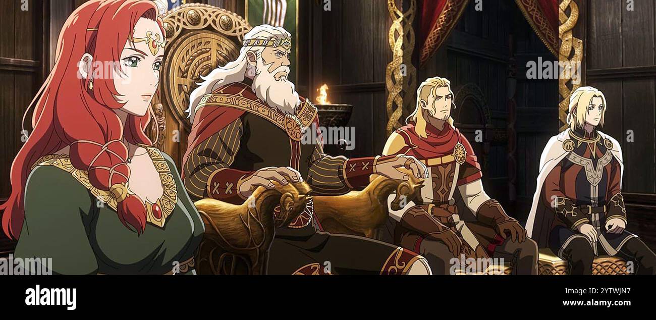 The Lord of the Rings The War of the Rohirrim Hera & Helm Stock Photo ...