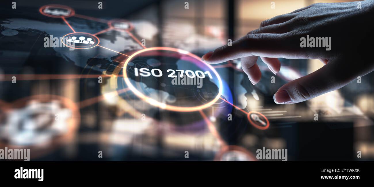 ISO 27001 Information Security Management System Standards, projection ...