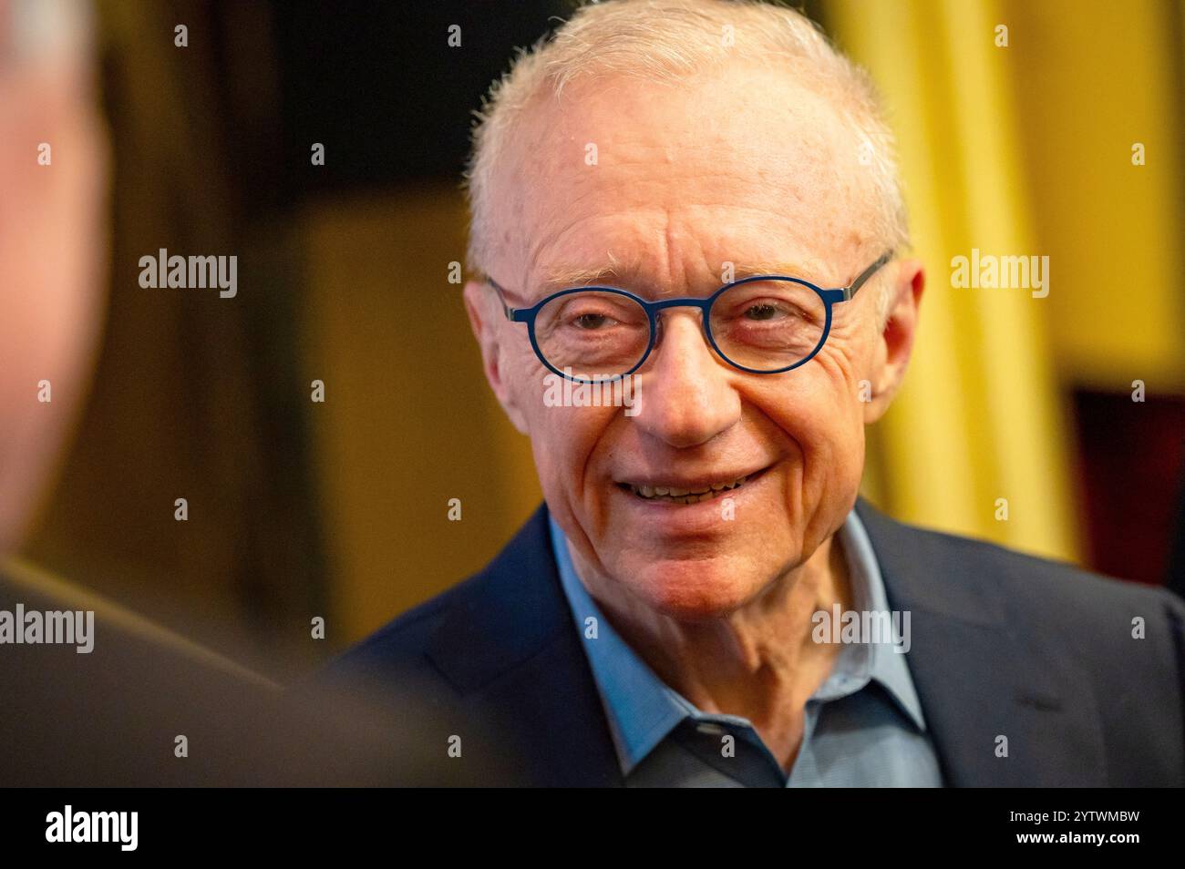 Hamburg, Germany. 08th Dec, 2024. The prizewinner David Grossman ...