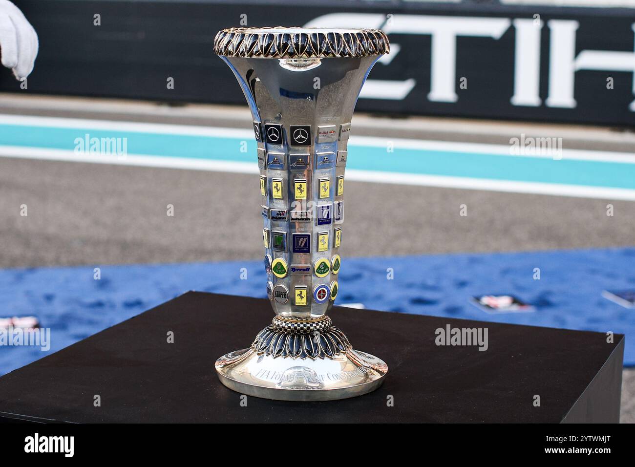 Trophy of the Constructors World Championship during the Formula 1 ...