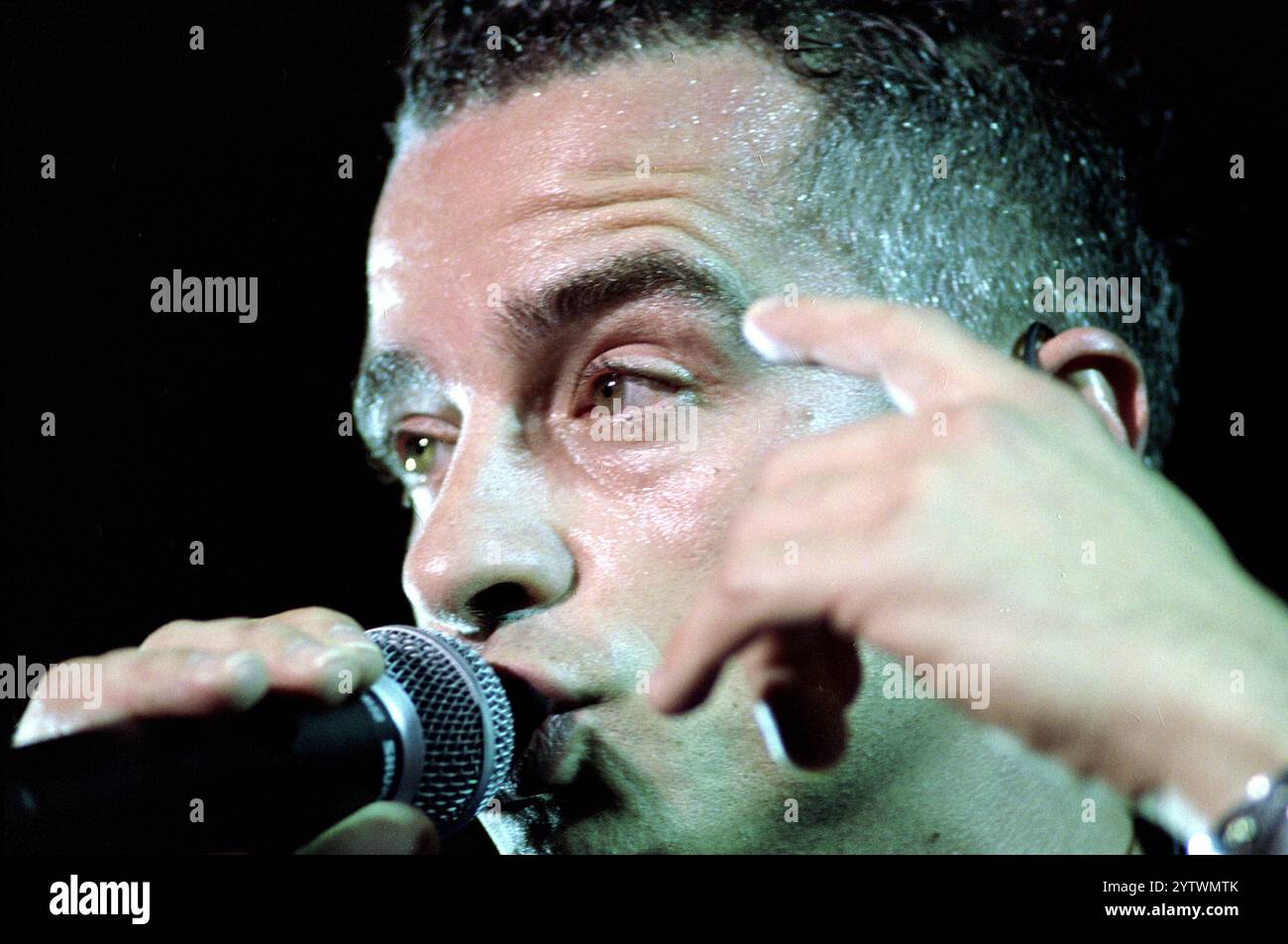 Milan Italy 05/05/2001 : Eros Ramazzotti,Italian singer, during the ...