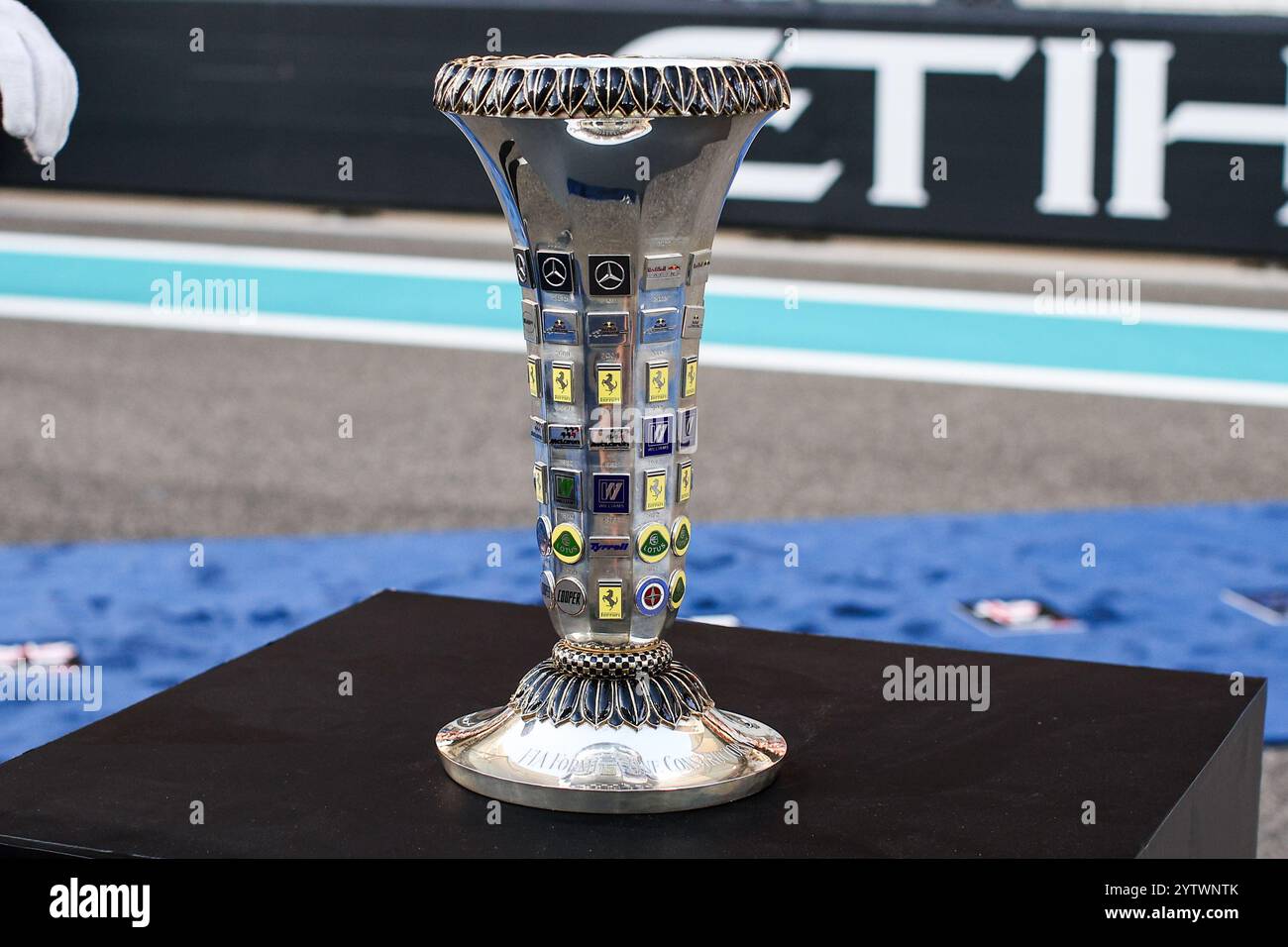 Trophy of the Constructors World Championship during the Formula 1 ...