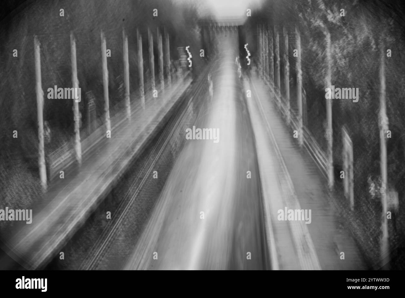 Slow shutter speed Black and White Stock Photos & Images - Alamy