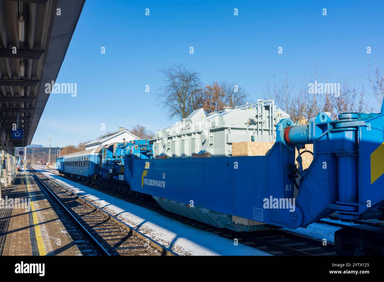 Schnabel car snout-carrying wagon, Tragschnabelwagen of company ...
