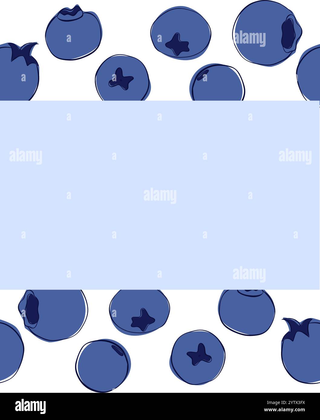 Border fresh berries Stock Vector Images - Alamy