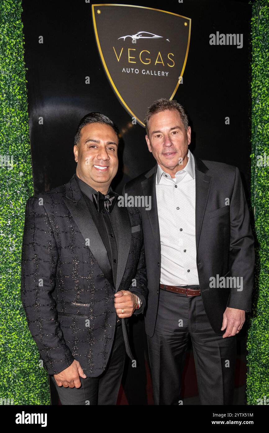 Las Vegas, NV, USA. 7th Dec, 2024. Nick Dossa and Bruce Cassidy at the ...