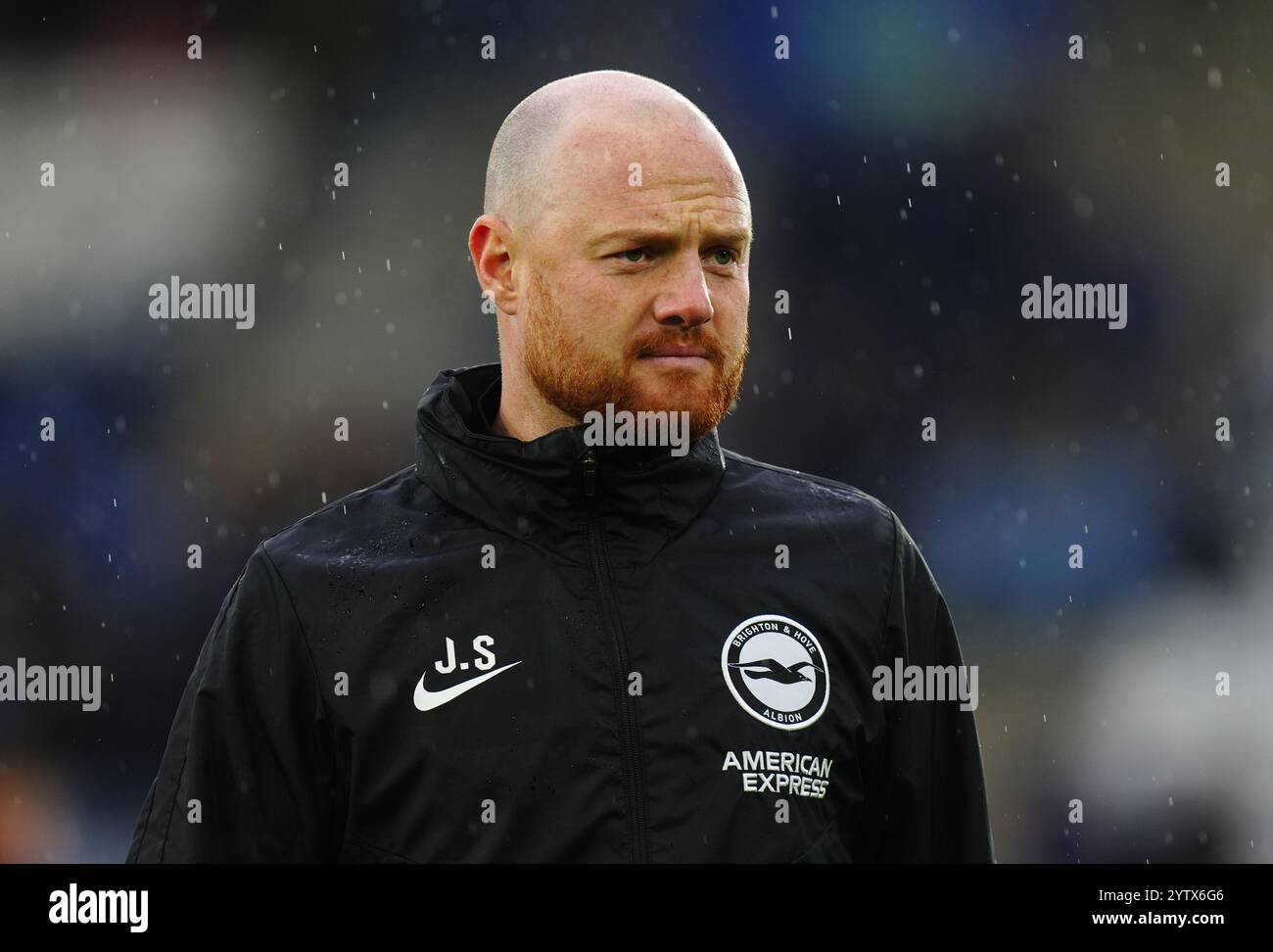 Brighton and Hove Albion assistant manager Jonas Scheuermann before the ...