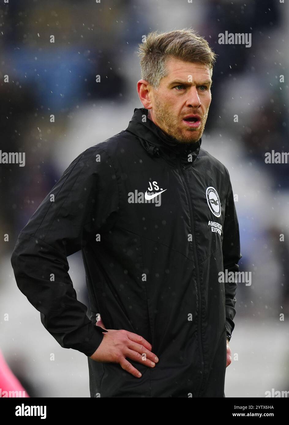 Brighton and Hove Albion goalkeeping coach Jack Stern before the ...