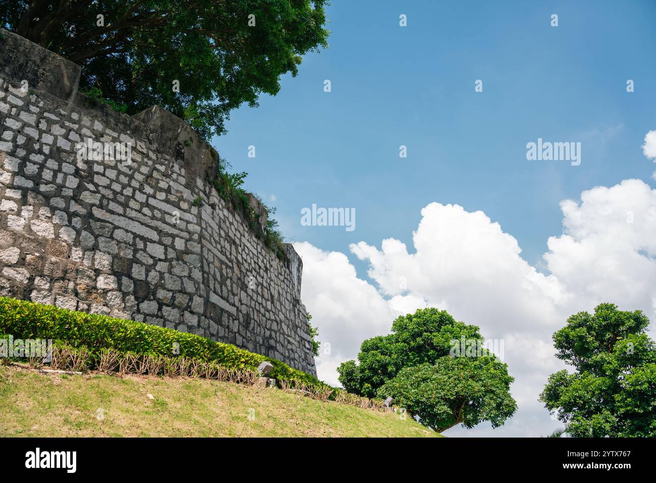 Summer of Guia Fortress in Macau Stock Photo - Alamy