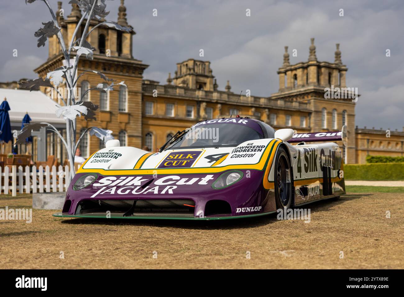 1987 Jaguar XJR-8, on display at the 2024 Salon Privé Concours d’Elégance motor show held at ...