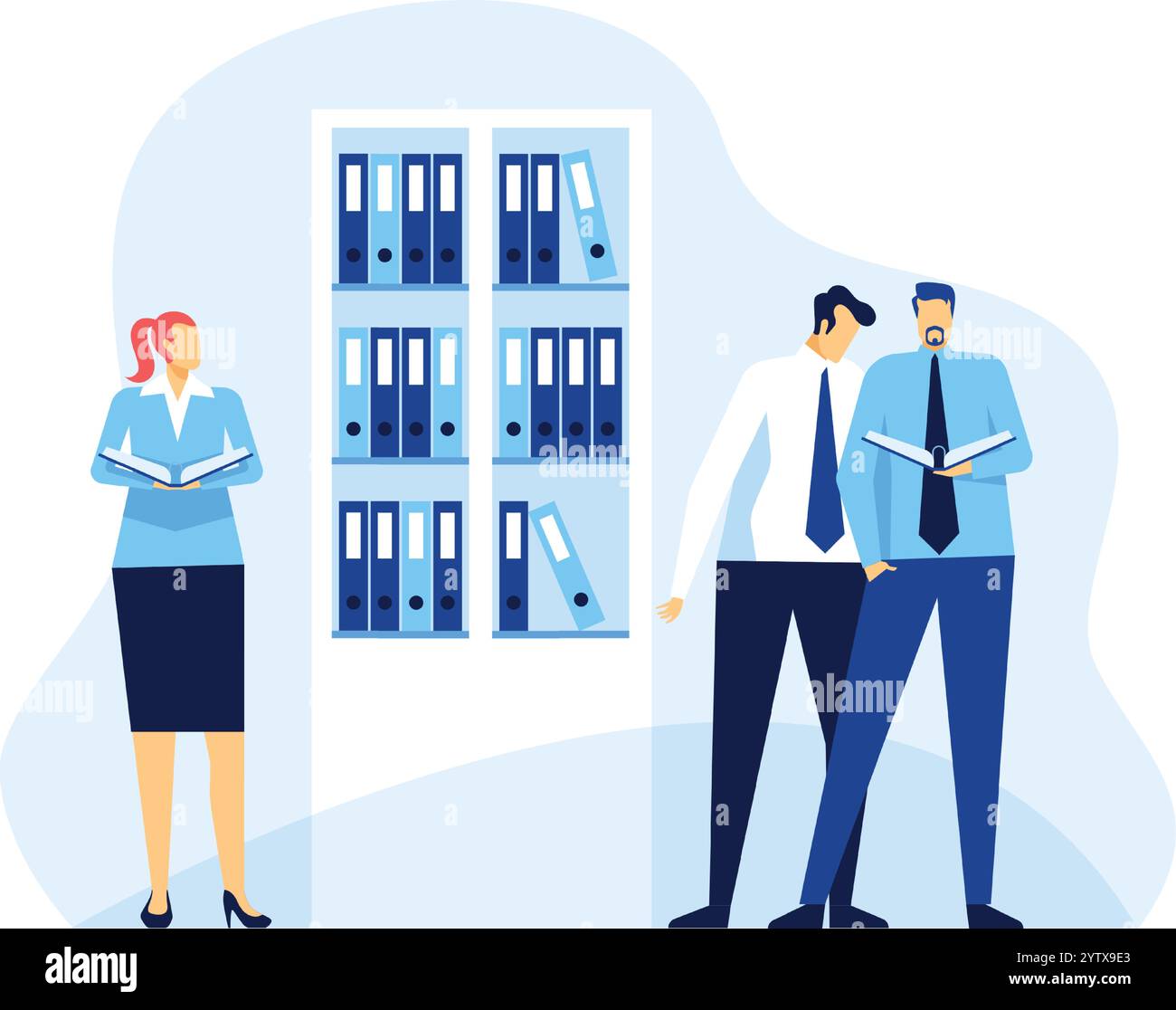 Collaborative workers Stock Vector Images - Alamy