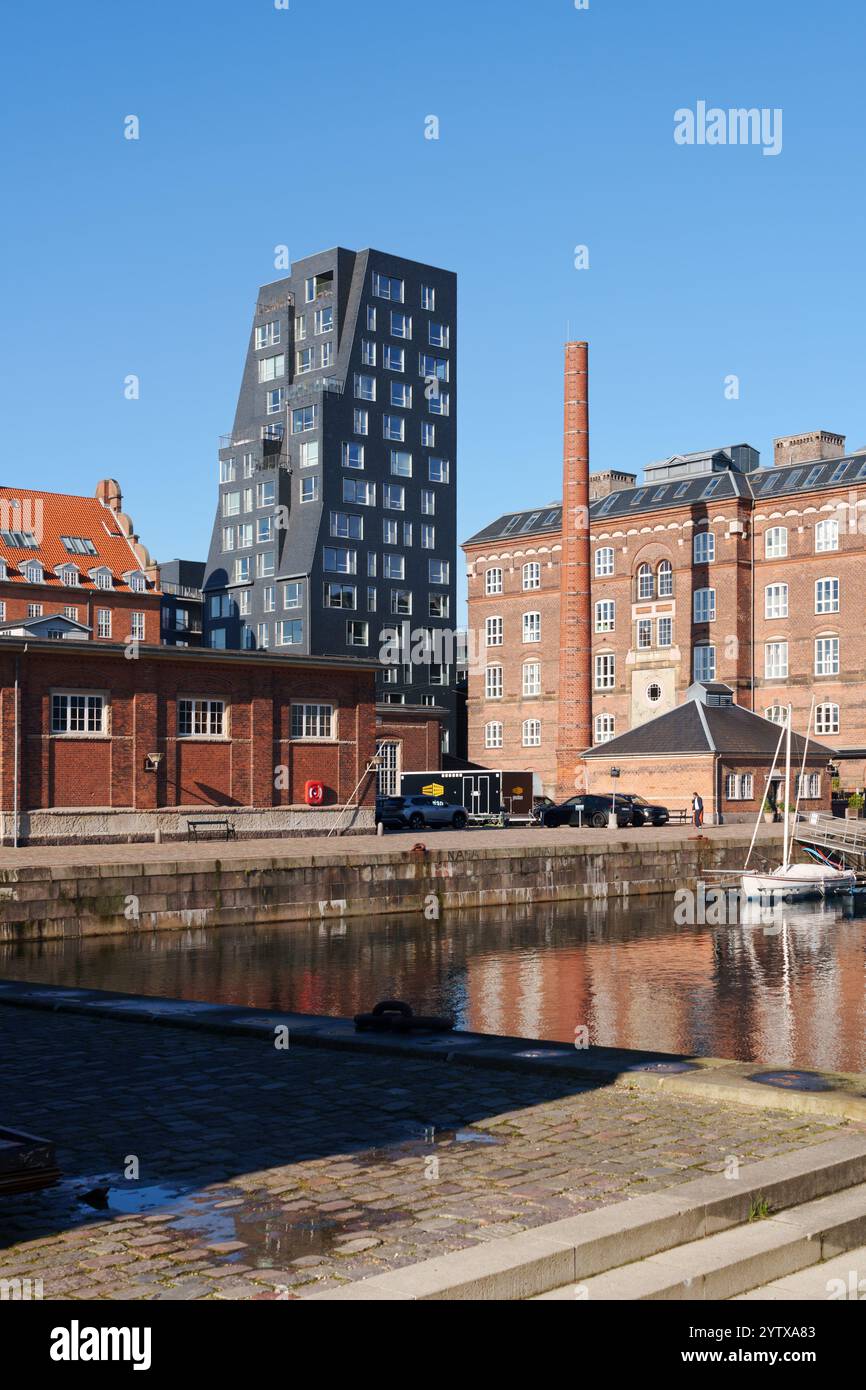 Copenhagen, Denmark - The Lighthouse apartment building by Lundgaard ...