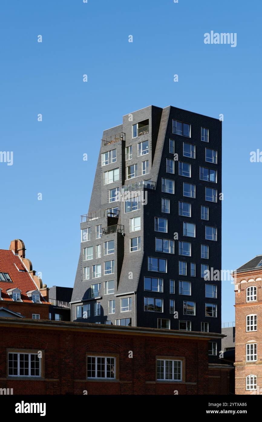Copenhagen, Denmark - The Lighthouse apartment building by Lundgaard ...