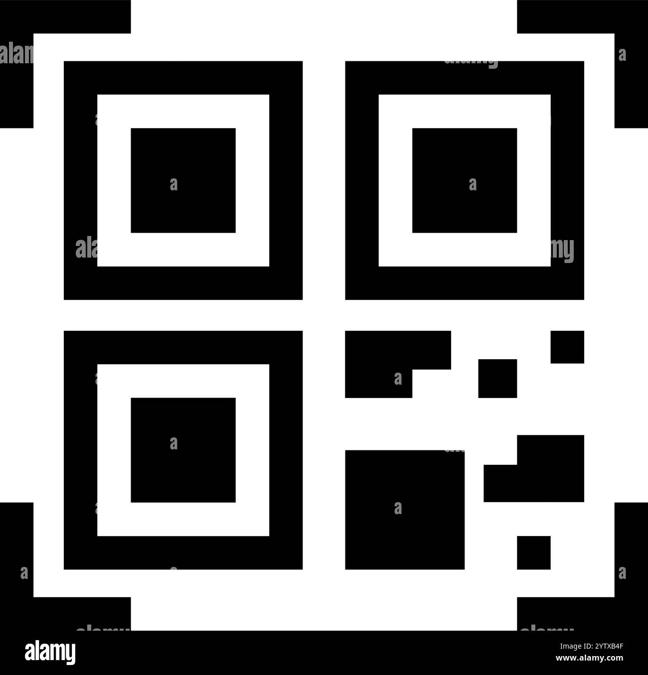 QR code - vector icon Stock Vector Image & Art - Alamy