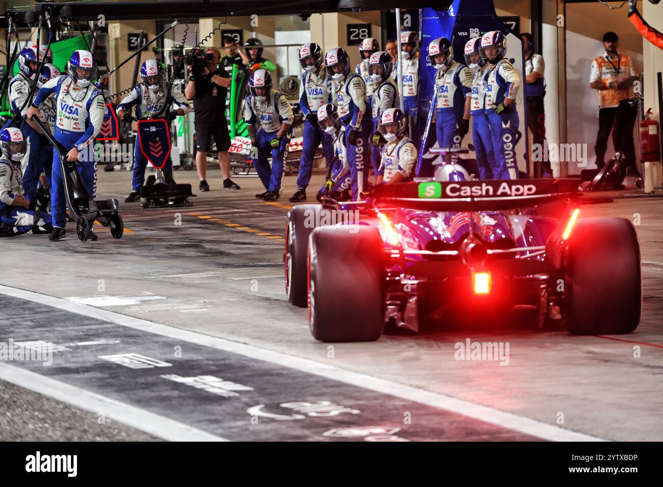 Abu Dhabi, Abu Dhabi. 08th Dec, 2024. Liam Lawson (NZL) RB VCARB 01 ...