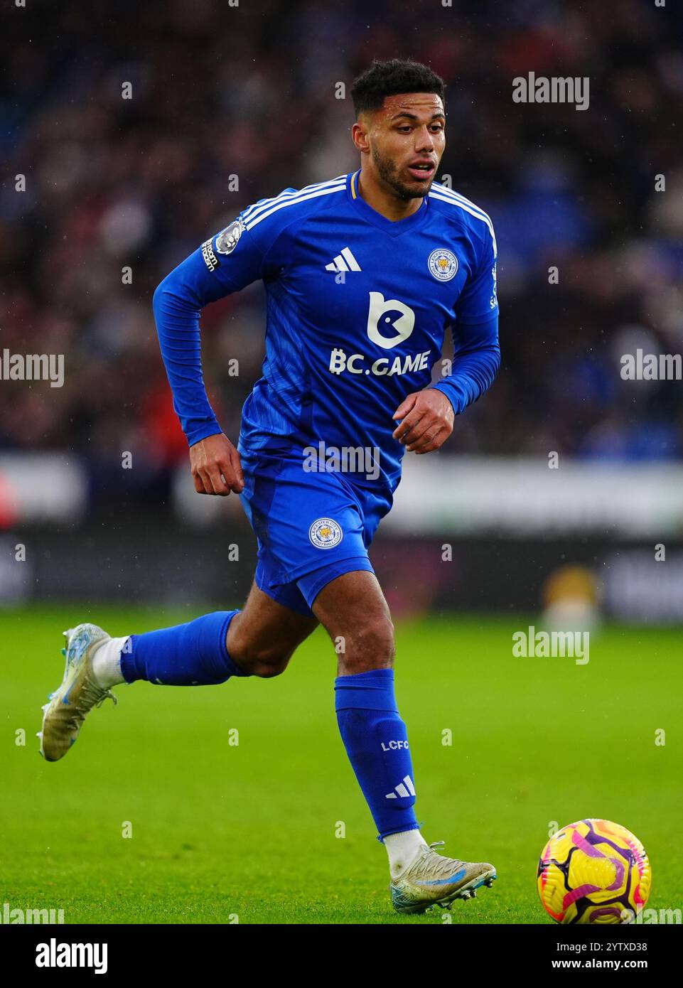 Leicester City's James Justin during the Premier League match at the ...