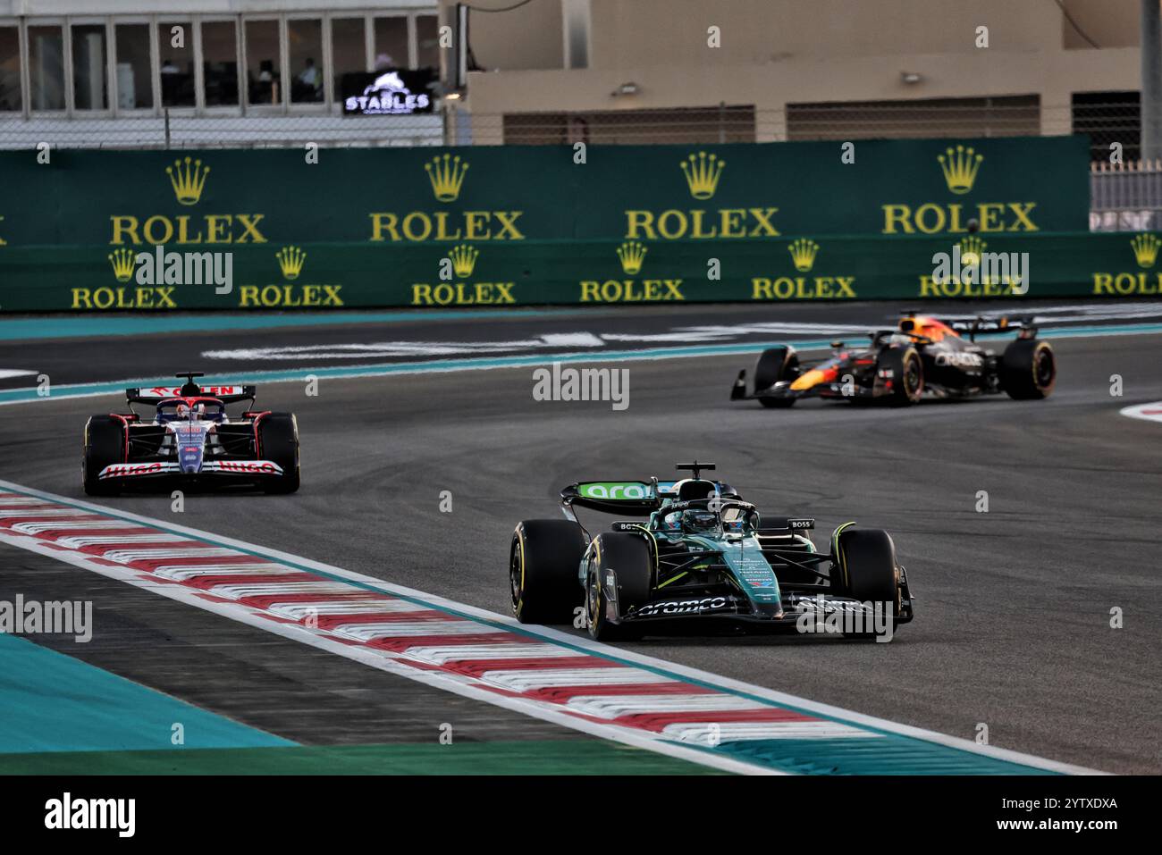 Abu Dhabi, Abu Dhabi. 08th Dec, 2024. Lance Stroll (CDN) Aston Martin ...