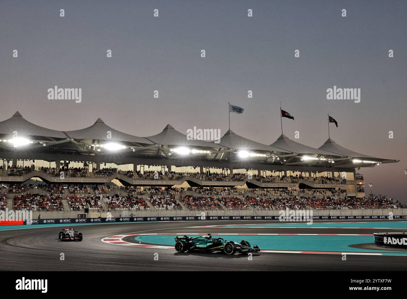 Abu Dhabi, Abu Dhabi. 08th Dec, 2024. Lance Stroll (CDN) Aston Martin ...