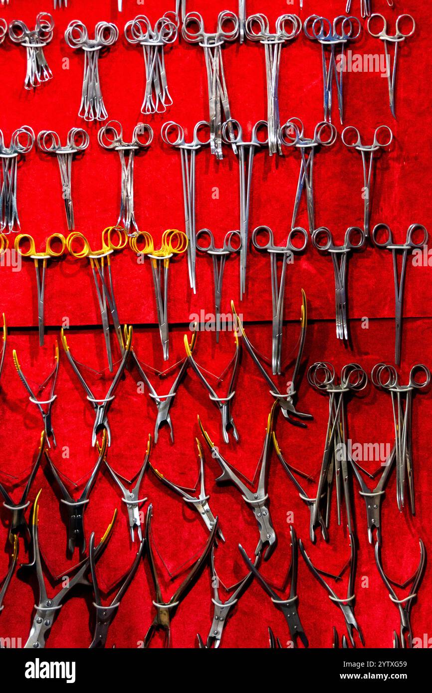 Various types of surgical instruments hi-res stock photography and ...