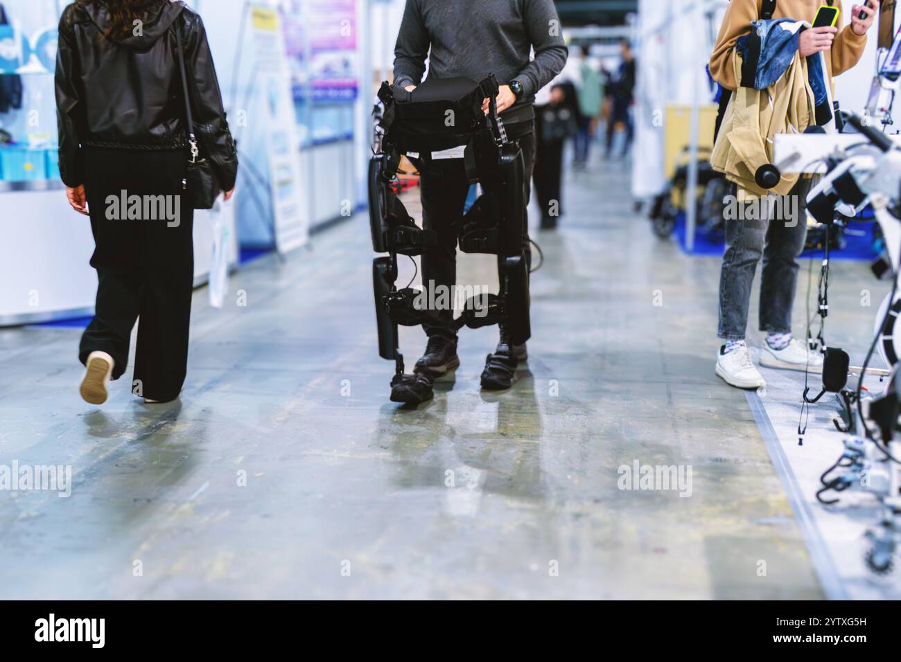 Rehabilitation exoskeleton. Leg frame for assistance and rehabilitation ...