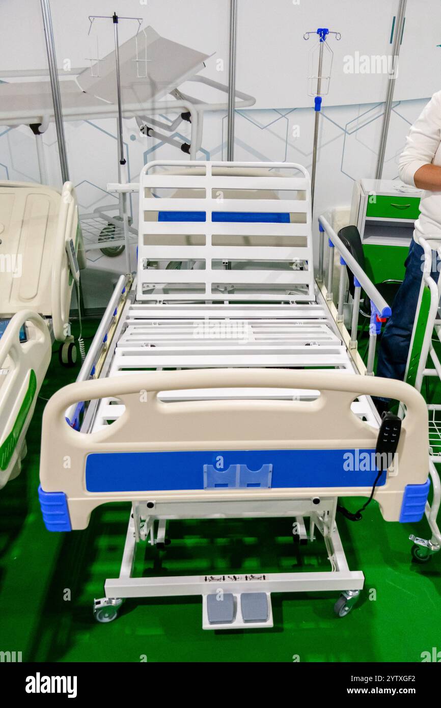 Medical beds with electrical control, functional for patient care, 4 ...