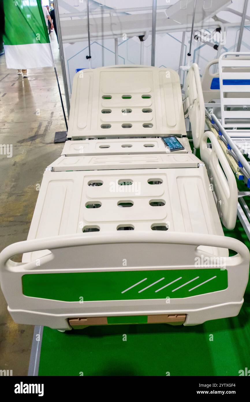 Medical beds with electrical control, functional for patient care, 4 ...