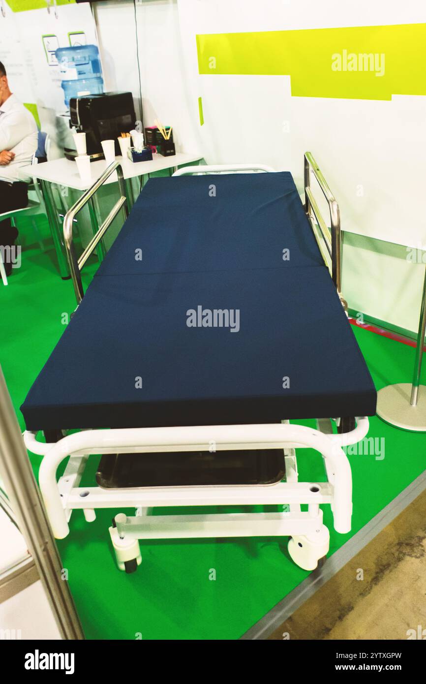 A rolling medical cart for transporting patients Stock Photo - Alamy