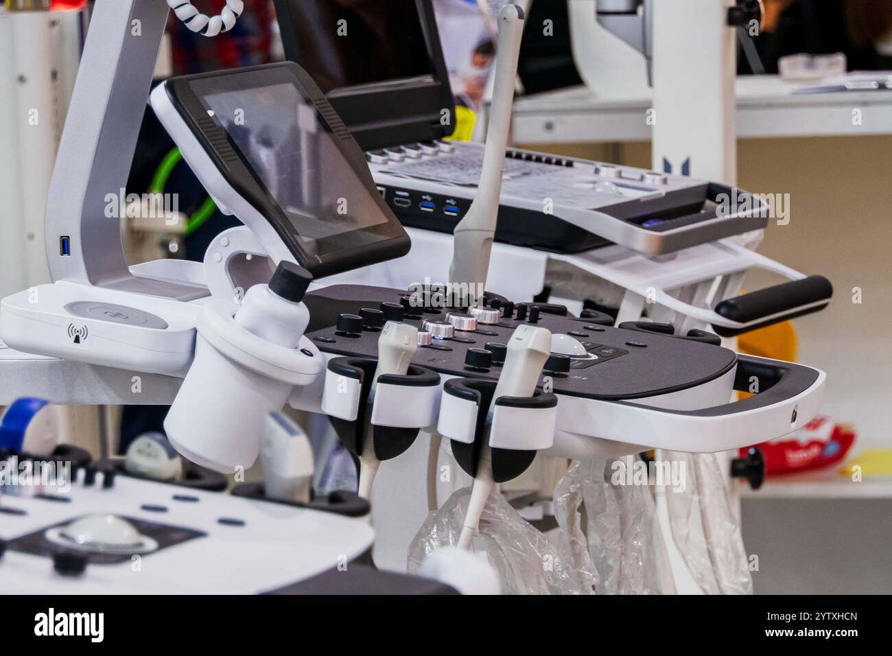 Compact modern device for ultrasound examination Stock Photo - Alamy
