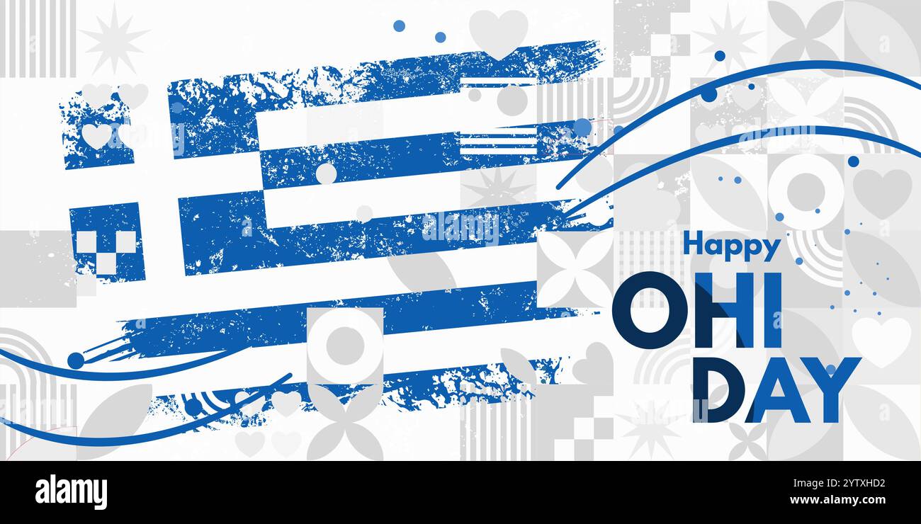 Happy Ohi Day- - vector illustration Stock Vector Image & Art - Alamy