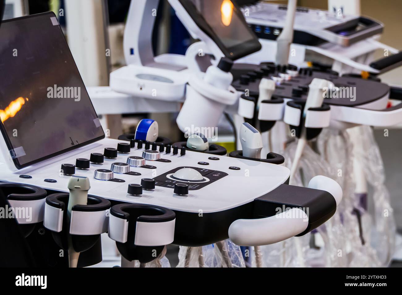 Compact modern device for ultrasound examination Stock Photo - Alamy