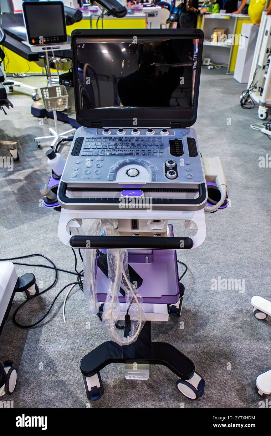 Compact modern device for ultrasound examination Stock Photo - Alamy