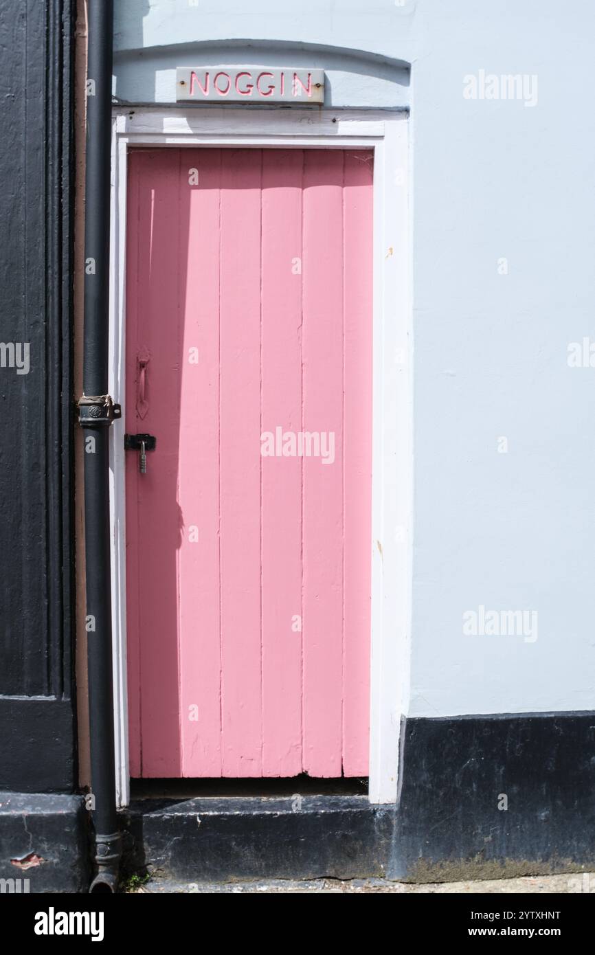 The Front Door of a House called 'Noggin,' Deal, Kent. UK Stock Photo ...