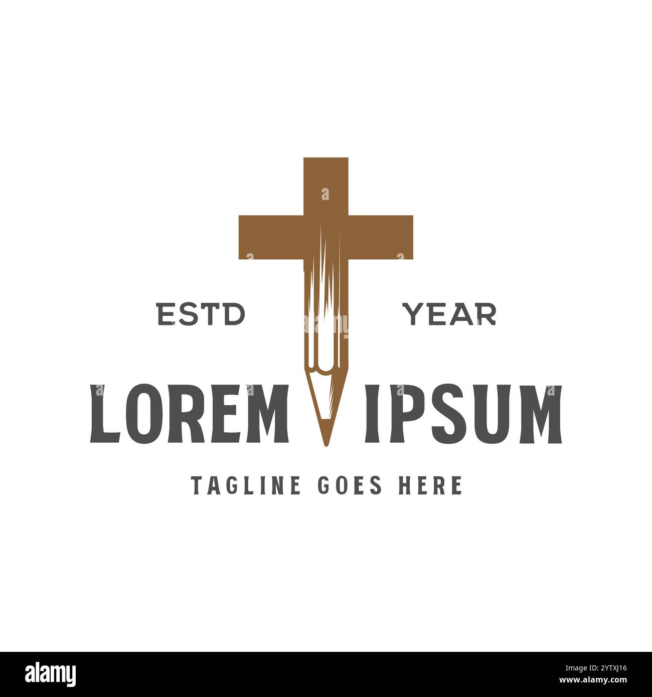 Vintage Retro Jesus Christian Catholic Cross with Pen for Christian ...