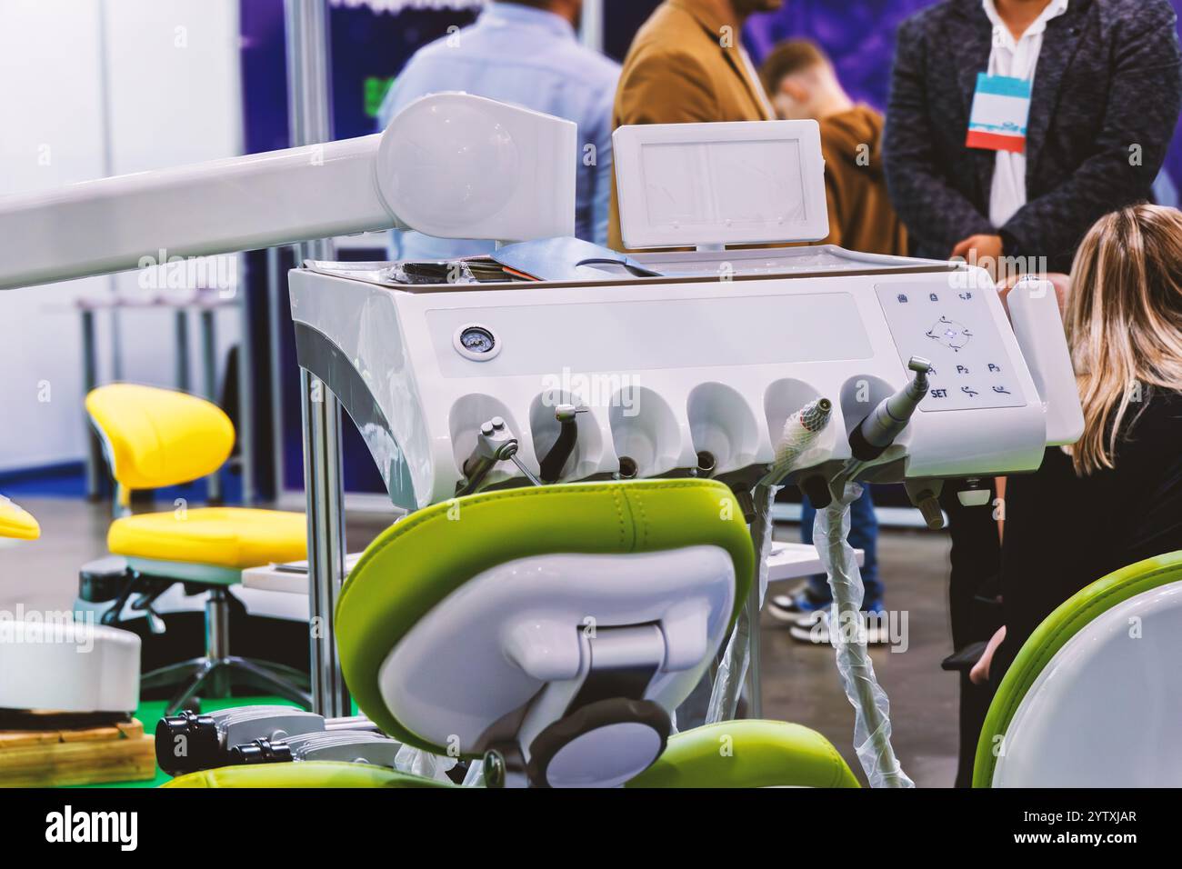 Part of a dental unit with handpiece holders Stock Photo - Alamy