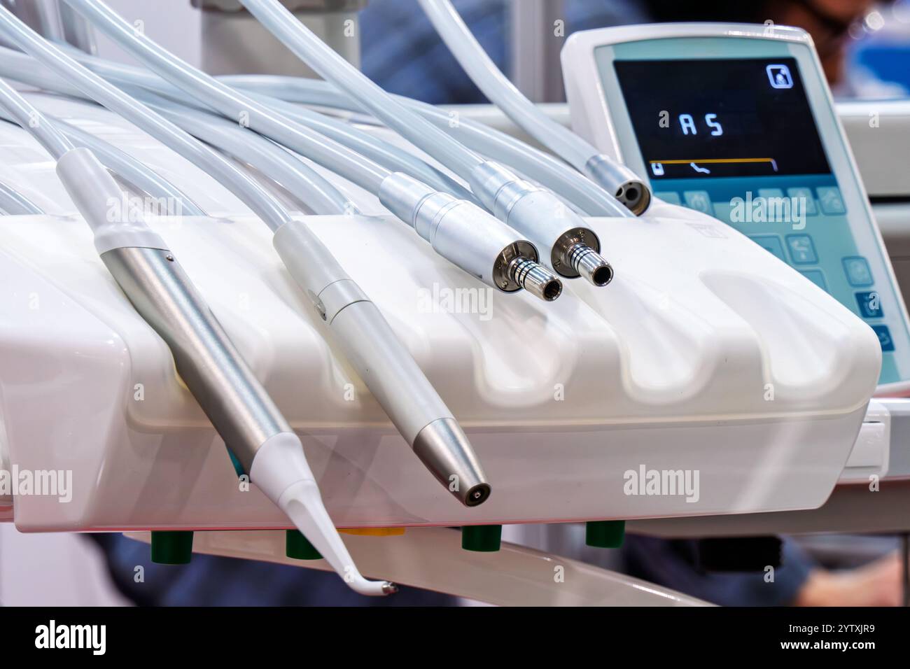 Height adjustable dental unit handpiece holders Stock Photo - Alamy