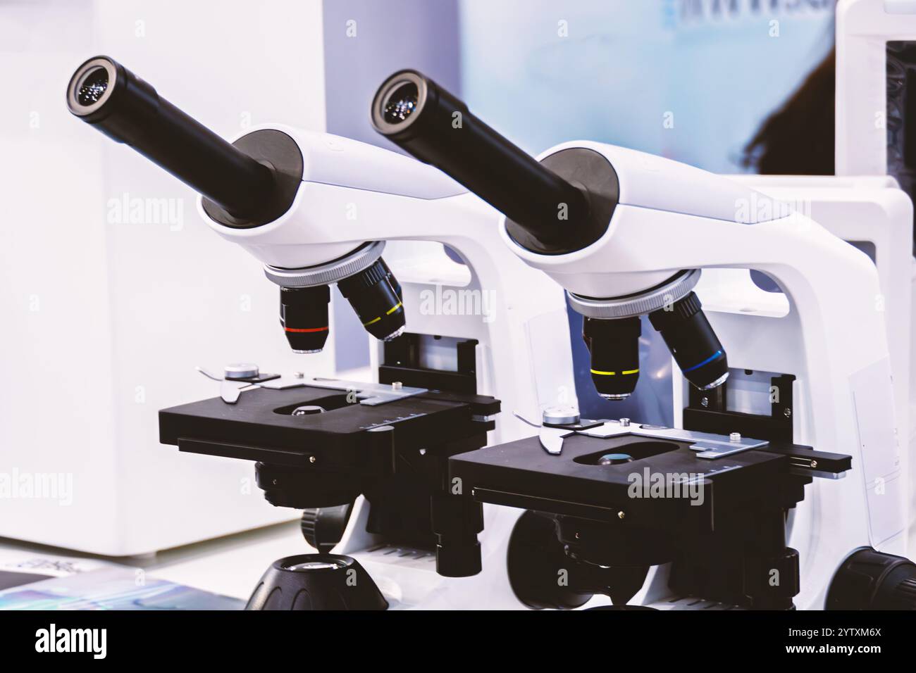 Optical microscope for research. Laboratory equipment Stock Photo - Alamy