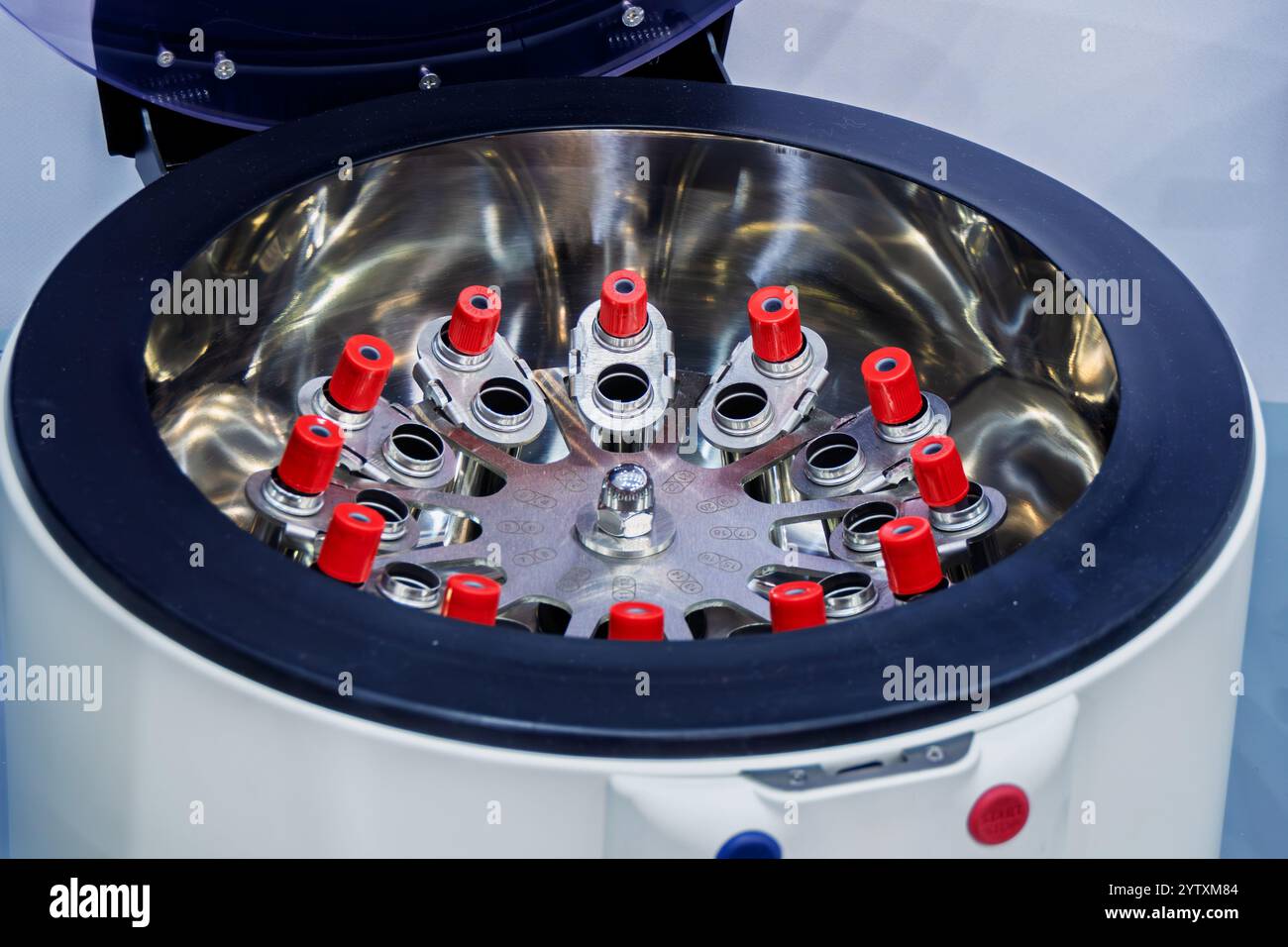 Sample preparation. Refrigerated laboratory centrifuge with cooling ...