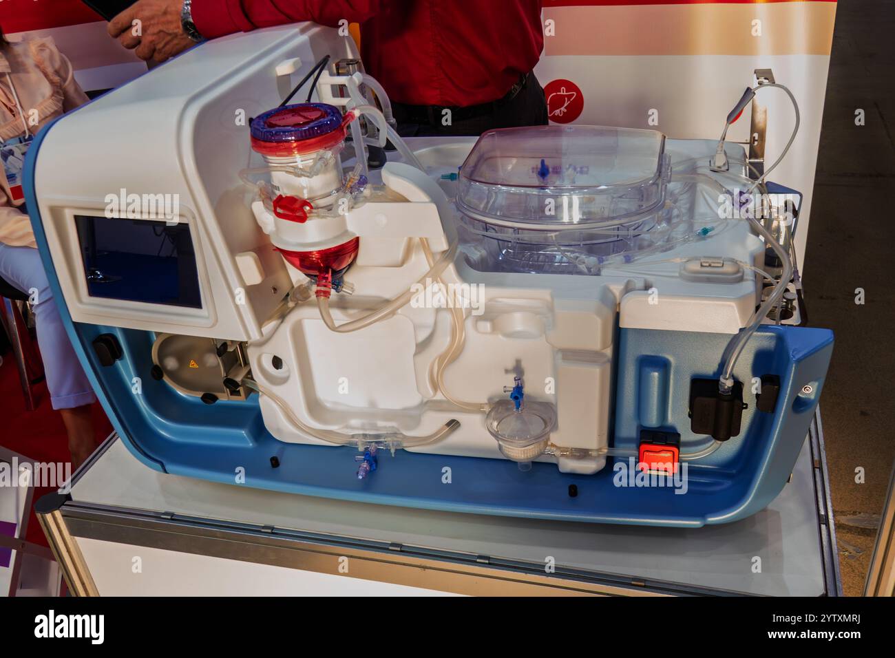 Device for normothermic perfusion of a donor kidney Stock Photo - Alamy