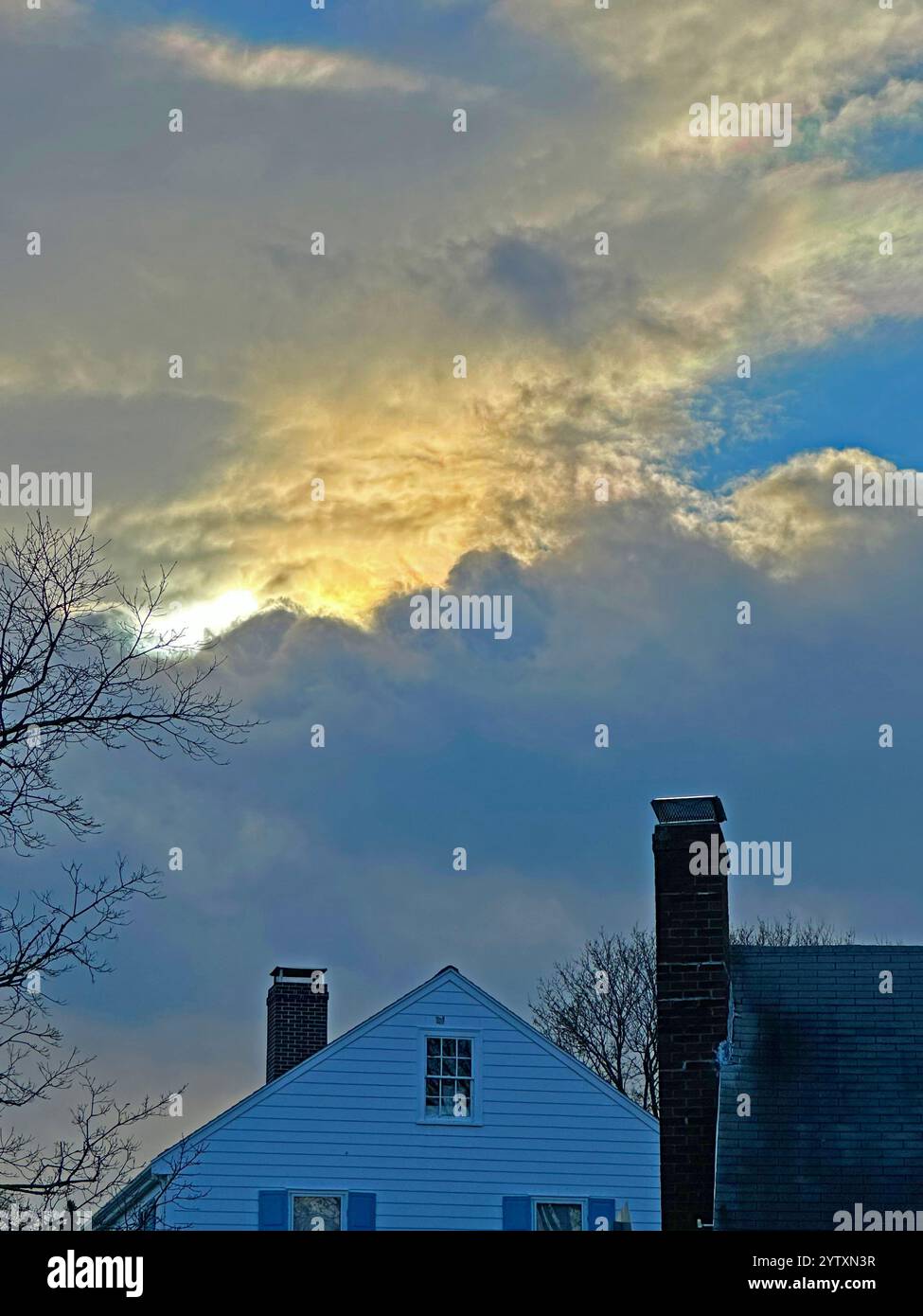 Ocean waters and local popular areas in Maine and Massachusetts Stock ...