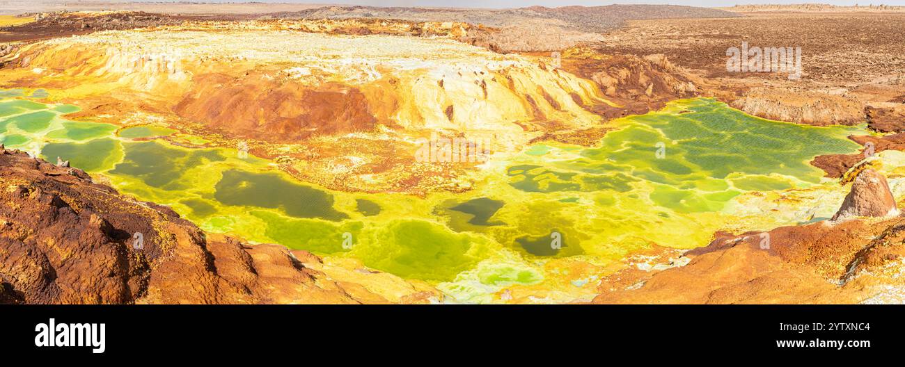 The surreal volcanic landscape of Dallol in the Danakil Depression ...